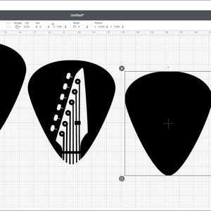 Bass Guitar Pick SVG PNG JPG Cutfile Vector - Etsy