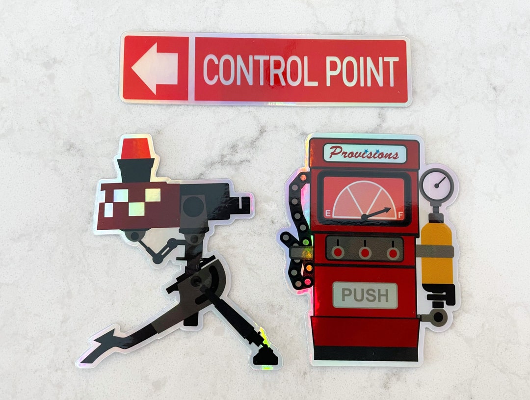 TF2 Red/blu Holographic Stickers - Etsy