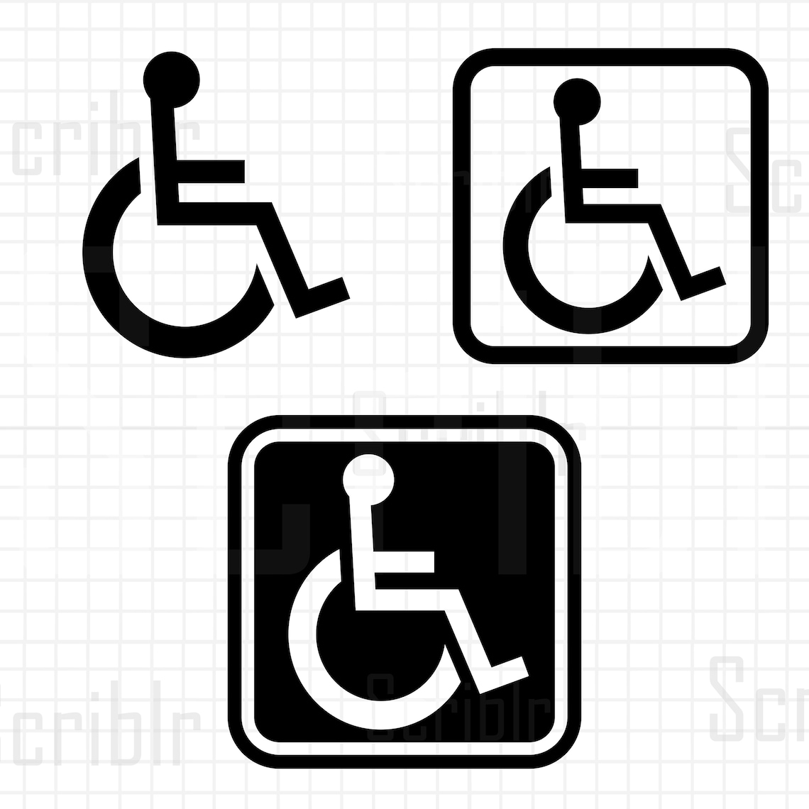 Handicap Vector SVG PNG Cutfile - Etsy