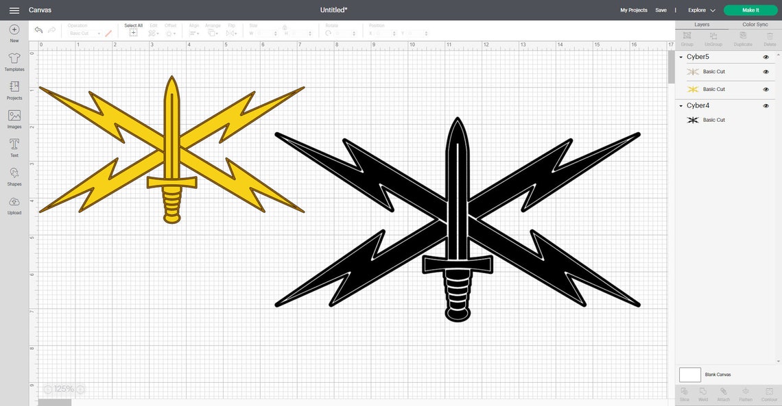 US Army Cyber Branch PNG SVG Vector Cutfile | Etsy