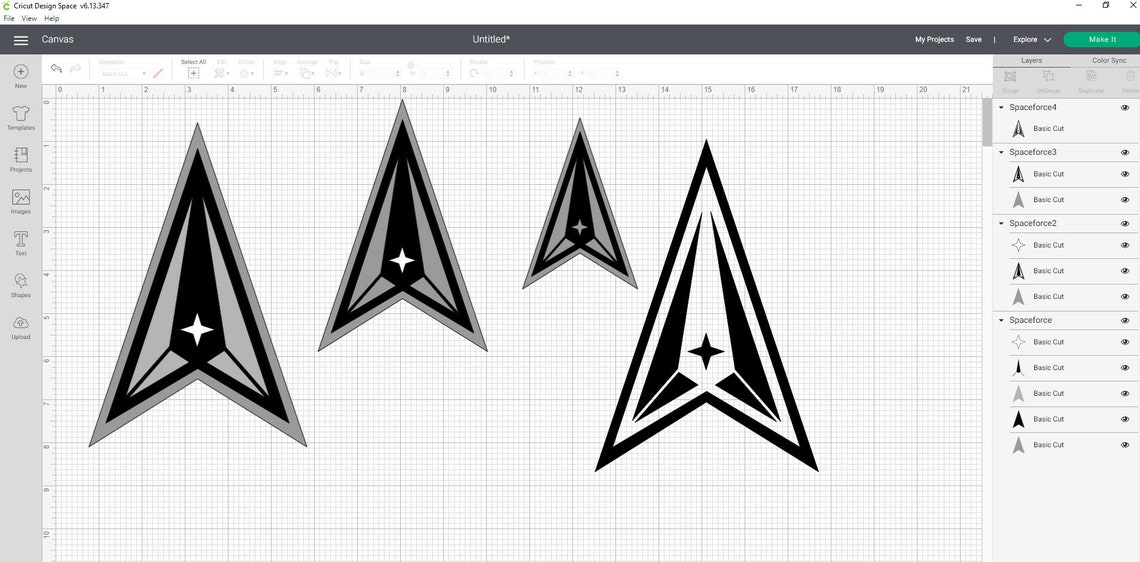 US Space Force SVG Vector Logo Cutfile | Etsy Canada