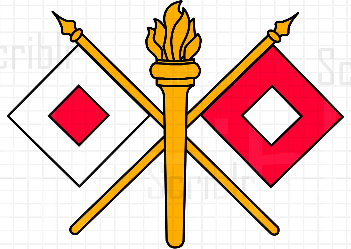 Army Signal Corp Logo Vector SVG PNG JPG Cut File - Etsy