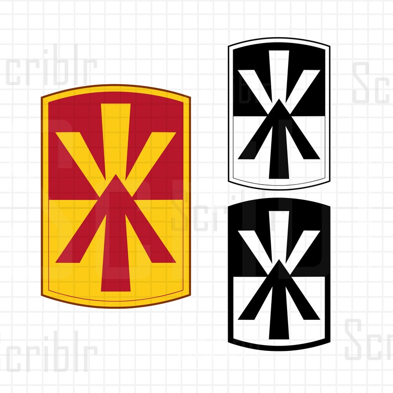 11th Air Defense Artillery Brigade Unit Patch Vector SVG PNG - Etsy
