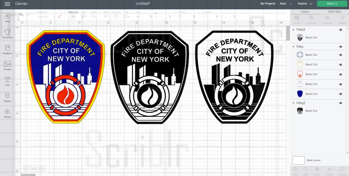 New York Fire Department FDNY SVG PNG Vector Cutfile - Etsy India