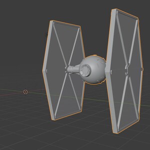 Tie Fighter OBJ STL 3D Print File - Etsy Canada