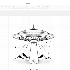 Alien Guitar SVG PNG Vector Cutfile - Etsy