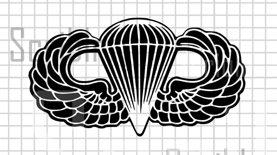 U.S. Army Airborne Wings Vector SVG JPG PNG | Etsy