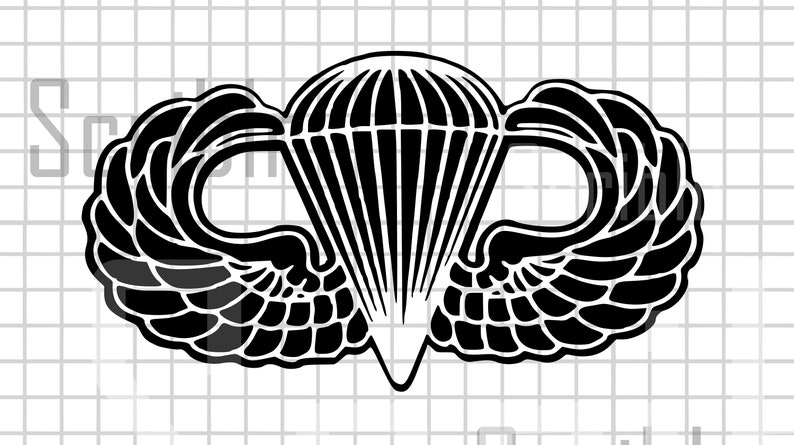 U.S. Army Airborne Wings Vector SVG JPG PNG | Etsy