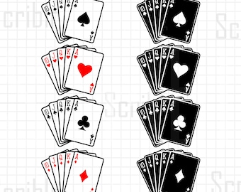 Straight Flush Svg - Etsy Israel