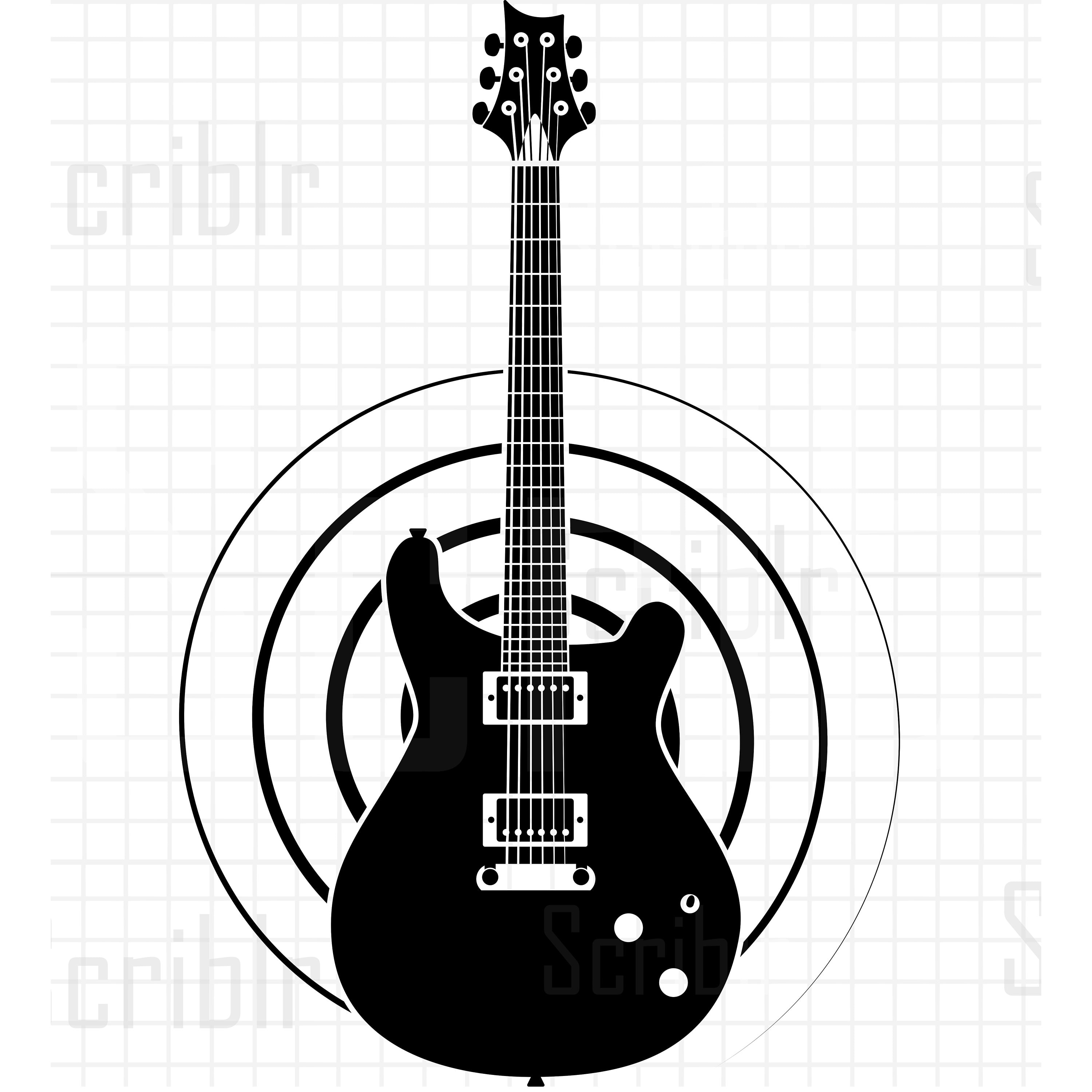 PRS Guitar Vector SVG PNG Cutfile - Etsy