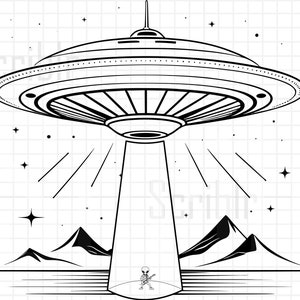 Alien Guitar SVG PNG Vector Cutfile - Etsy