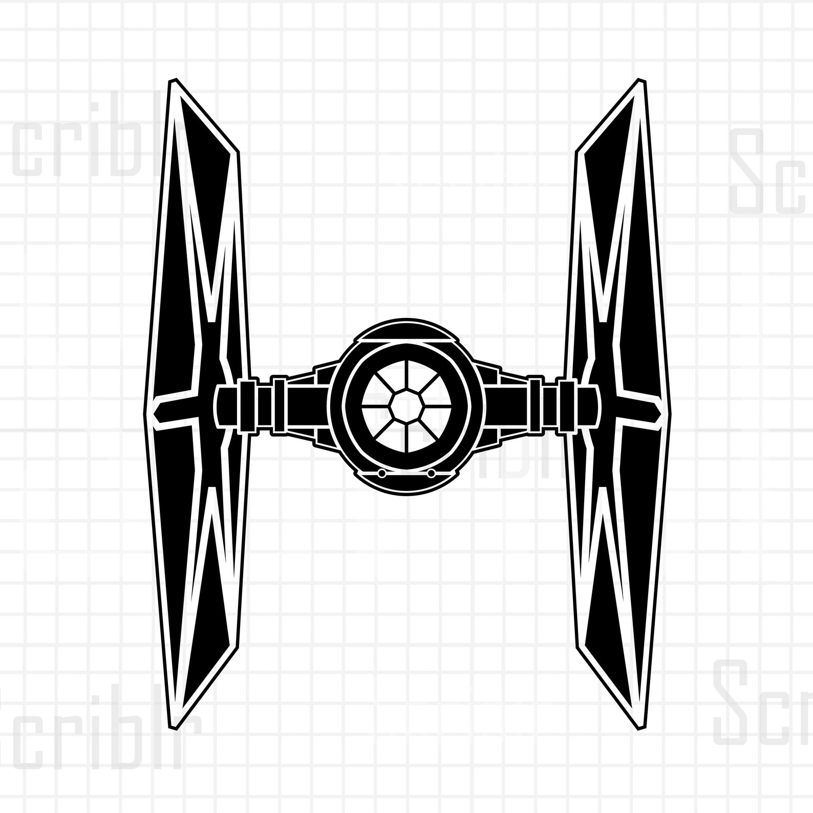 Star Wars Tie Fighter SVG JPG PNG - Etsy