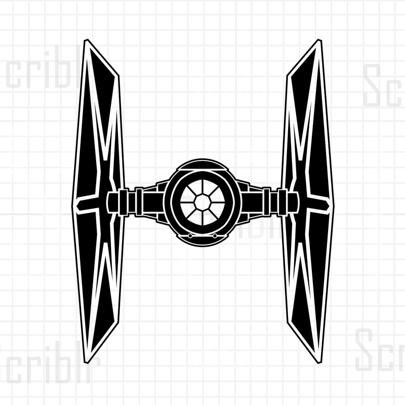 Tie Fighter Template - Etsy