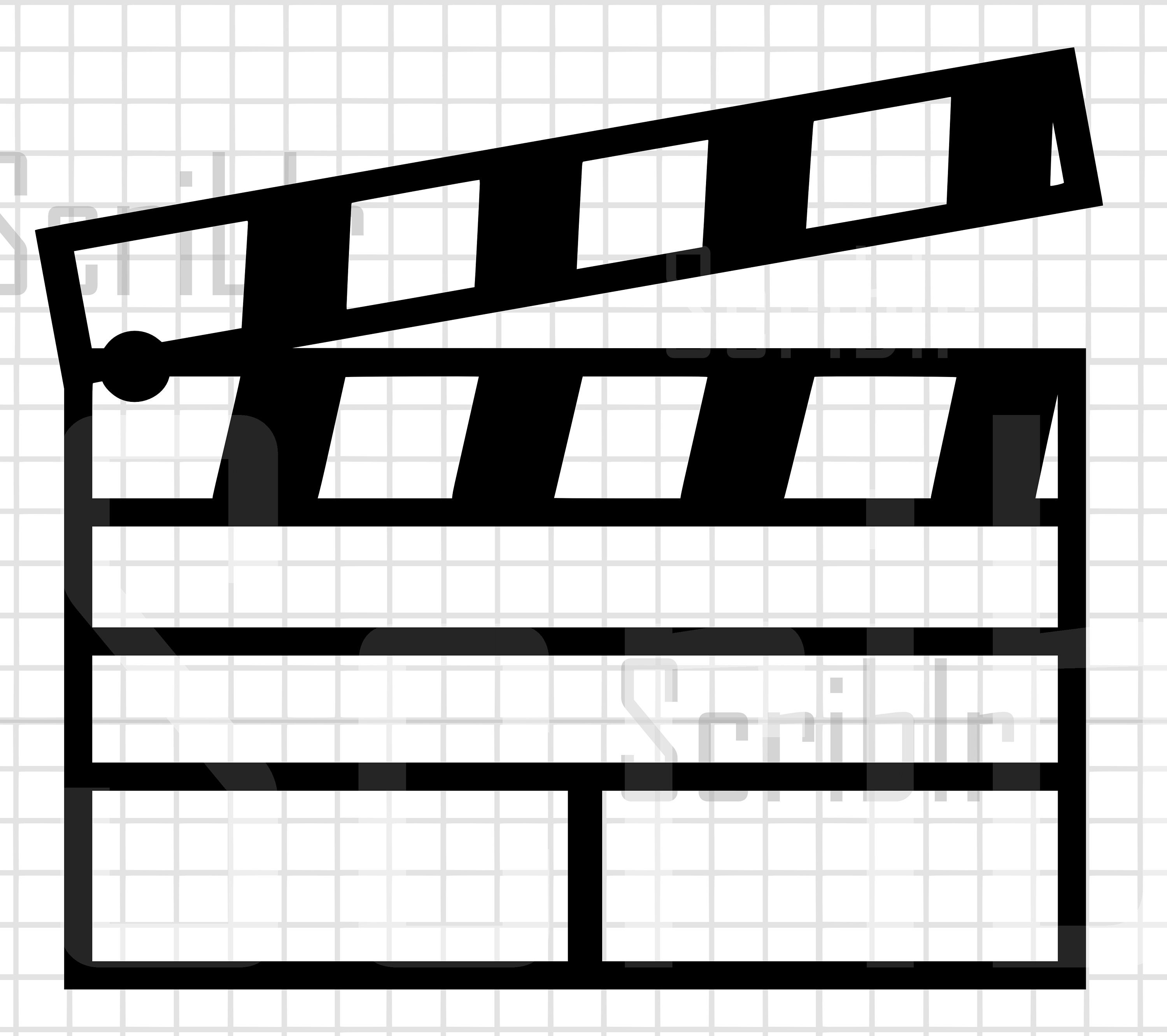 Film Clacker SVG Vecteur PNG JPG - Etsy France