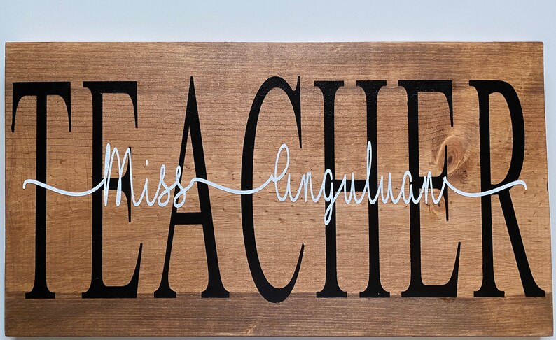 Teacher Sign | Classroom Teacher Name Sign| Teacher Gift | Classroom ...