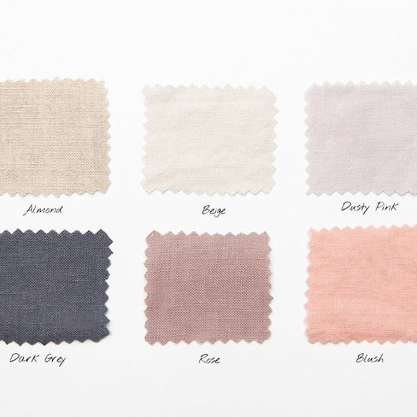 Linen Fabric Samples - Etsy