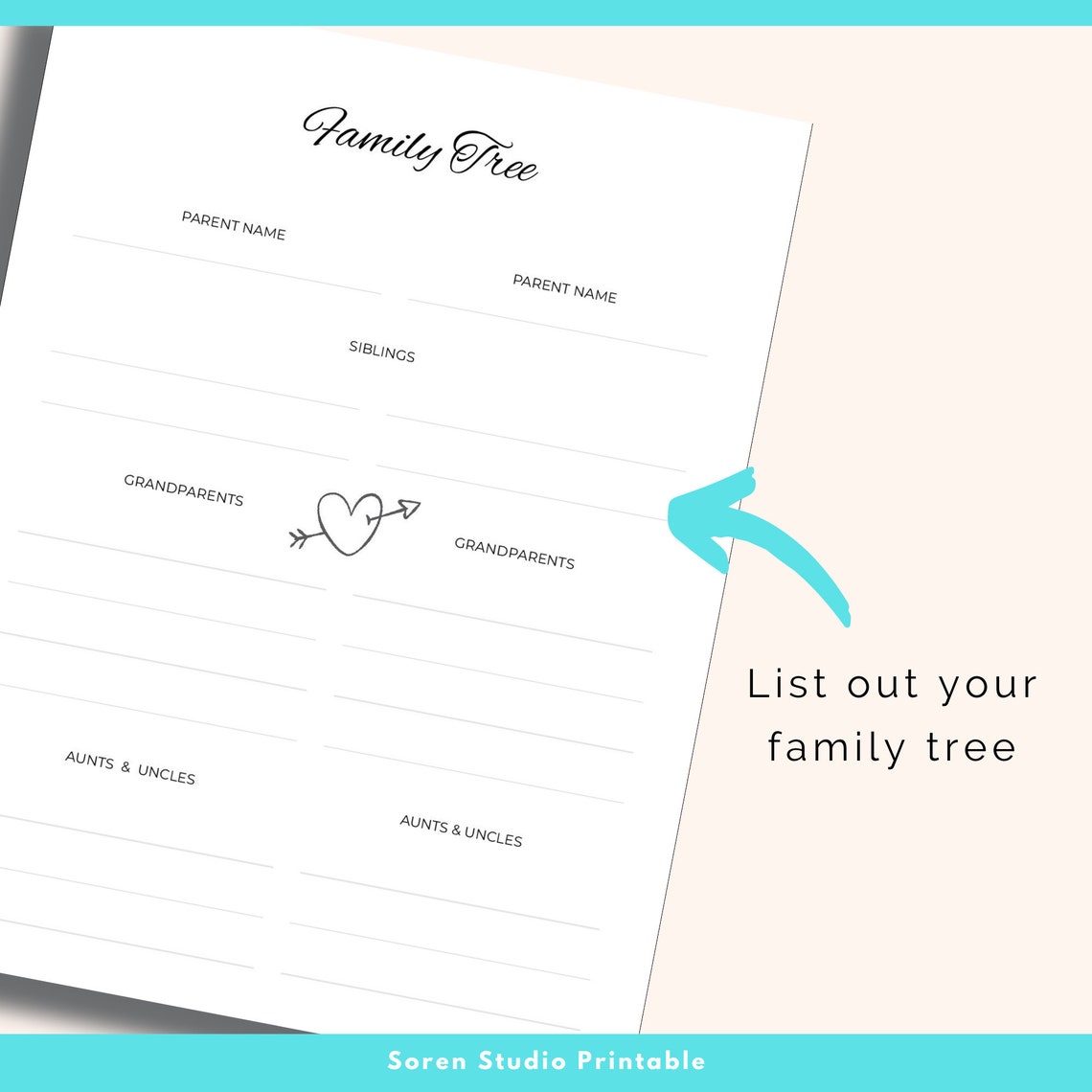 Adoption Tracker Printable | Newborn Journal, Family Tree, Milestones ...