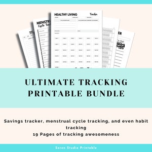 Ultimate Tracking Printable Bundle Printable Planner My - Etsy