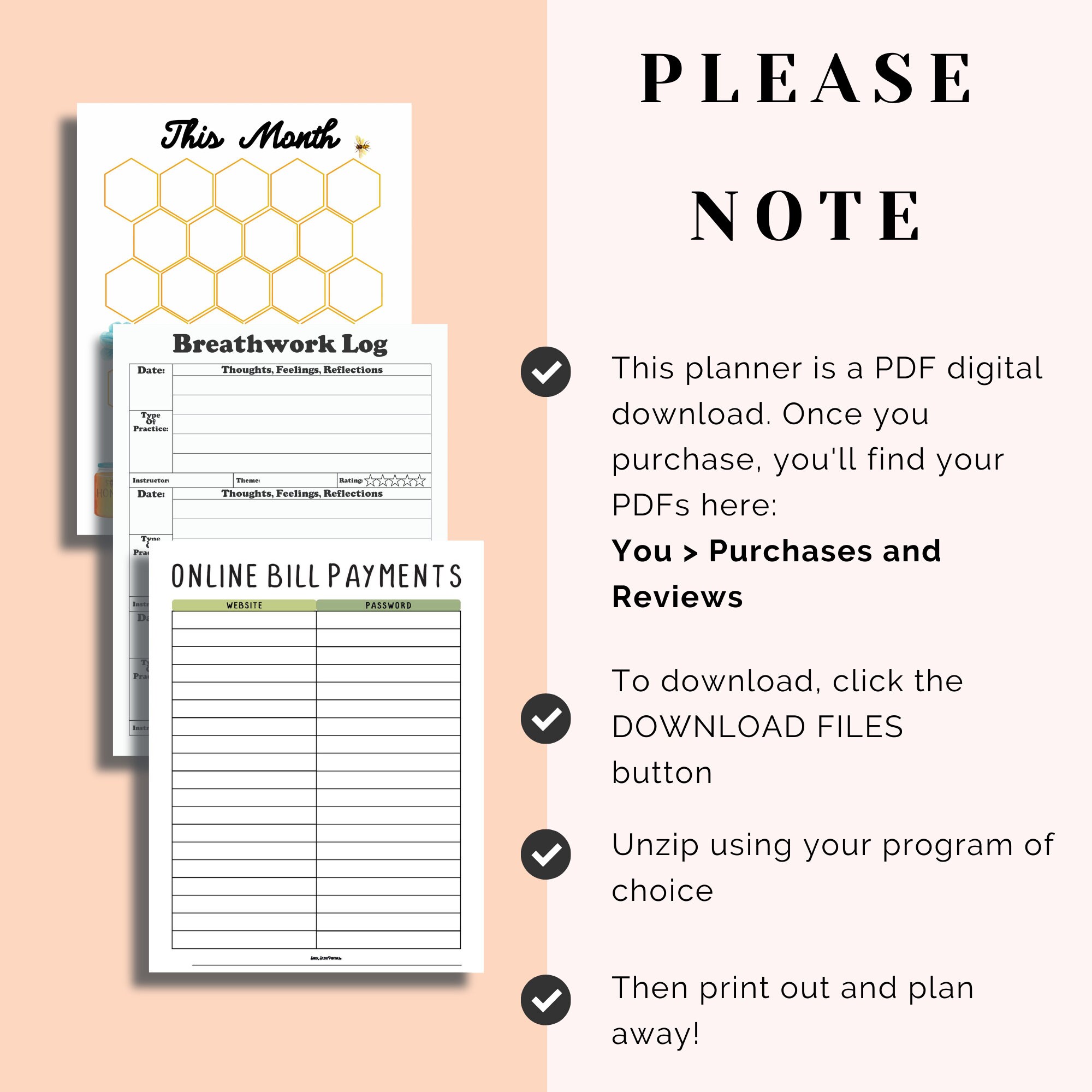 Adoption Tracker Printable | Newborn Journal, Family Tree, Milestones ...
