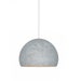 Gray Concrete Pendant Light PALLA Hanging Pendant Ceiling - Etsy