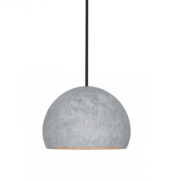 Concrete Pendant Light - Etsy