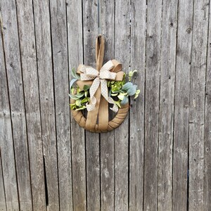 Everyday Greenery Wreath, Farmhouse Neutral Everyday Wreath, Country ...