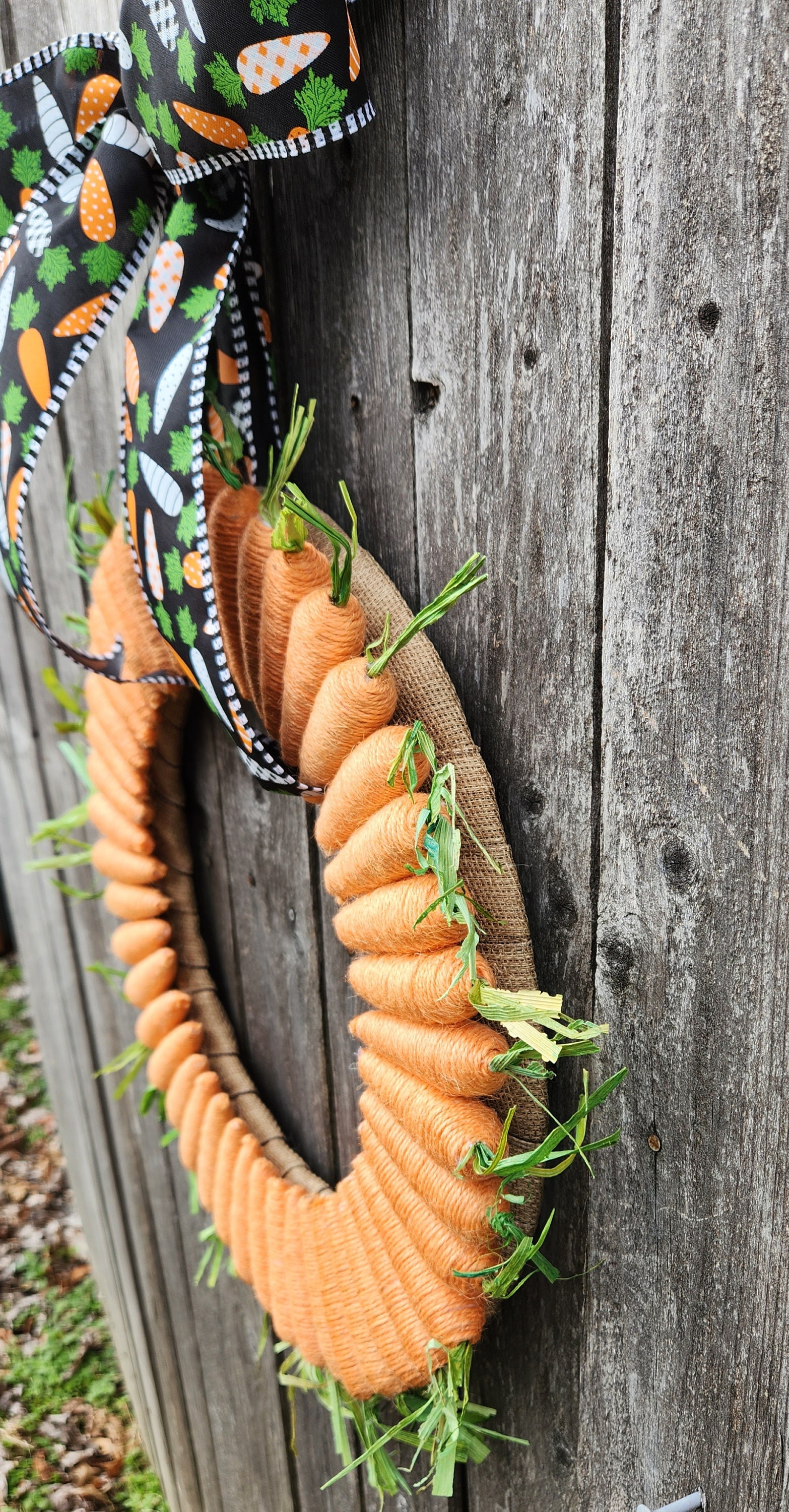 Easter Wreath Carrot Wreath Farmhouse Easter Bunny Wreath - Etsy
