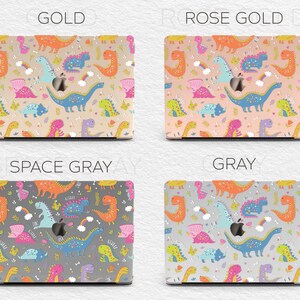 Dino Pattern Mac Book 2019 Case Cute Laptop Case MacBook 15 - Etsy