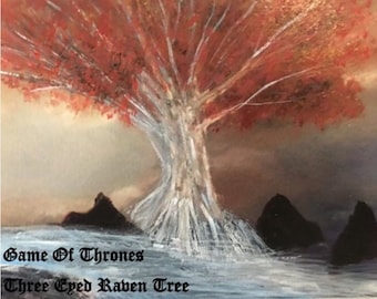 Raven Tree Print - Etsy