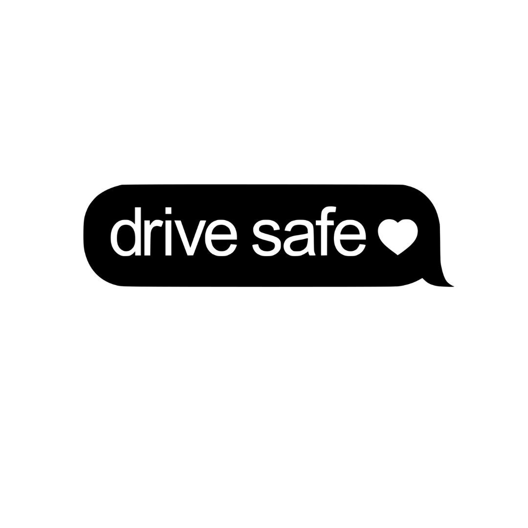 Drive Safe Sticker Vinyl Decal Bumper Sticker Jcreatenz - Etsy