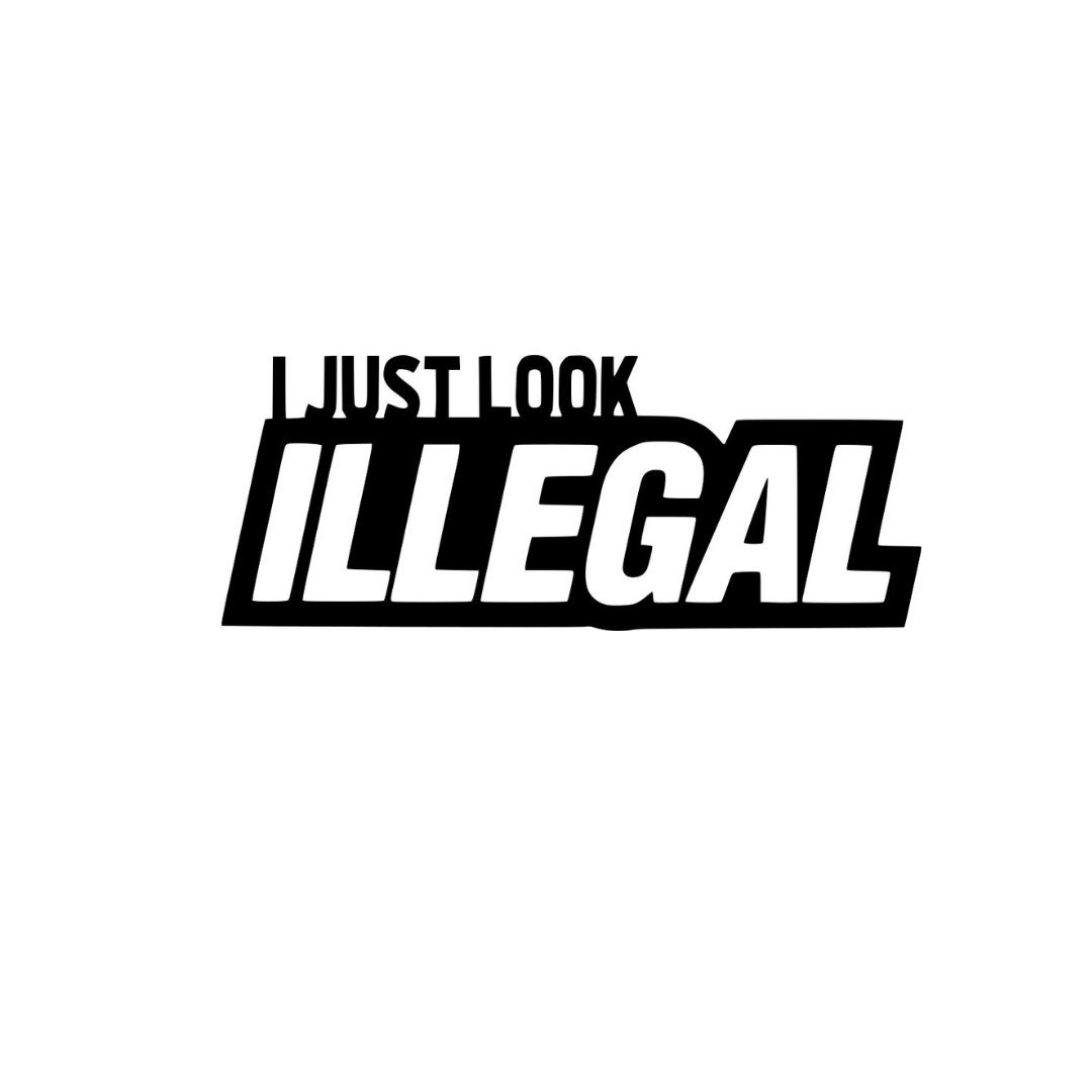 I Just Look Illegal Sticker Vinyl Decal Bumper Sticker Jcreatenz - Etsy