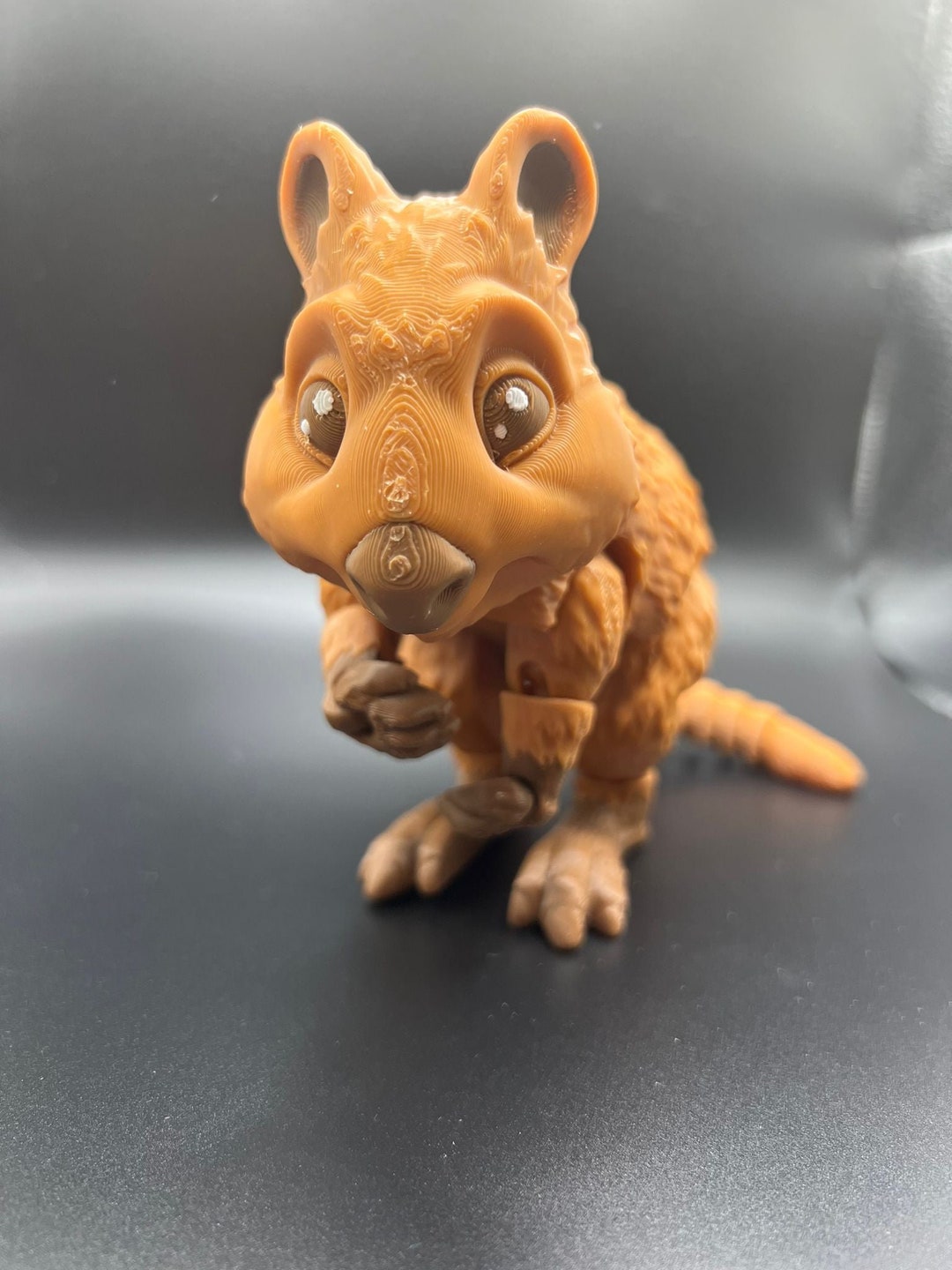 Custom Articulated 3dprinted Quokka - Collectible Display Piece, Stress ...