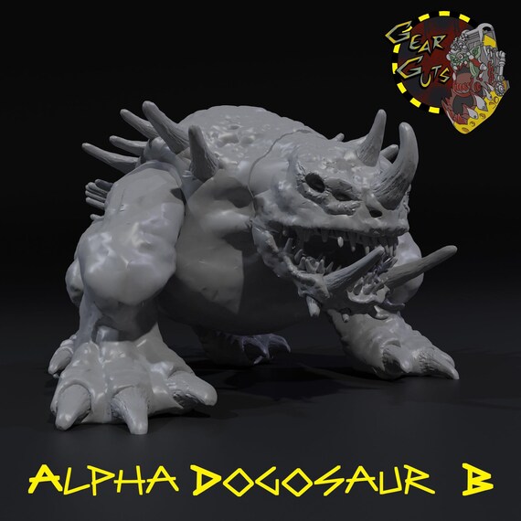 Toys & Games Toys Gear Guts Mek Shop Miniature Bull Dogosaurus Maximus ...