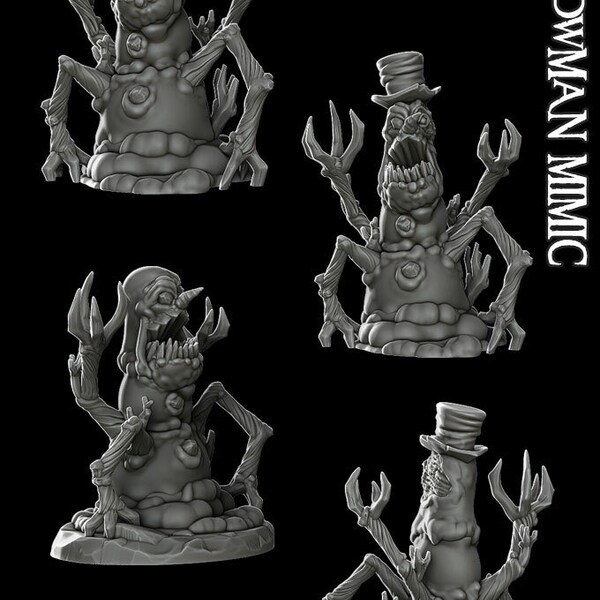 Miniature Snowman - Etsy