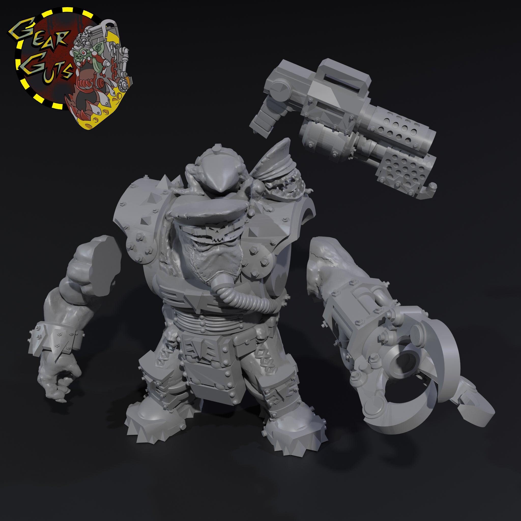 Toys & Games Toys Gear Guts Mek Shop Miniature Bull Dogosaurus Maximus ...