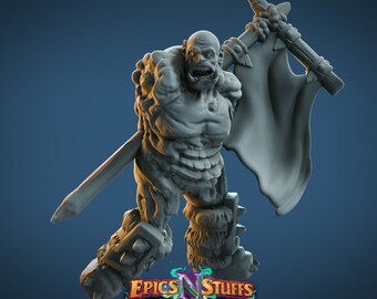 Undead Orc Miniature - Etsy