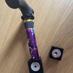 Hands-free Magnetic Cane Clip, Easy Attach/detach, Crutch Walking Stick ...