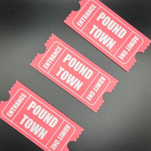 One Way Ticket to Pound Town - 3D Printed Gag Gift for Your Special ...