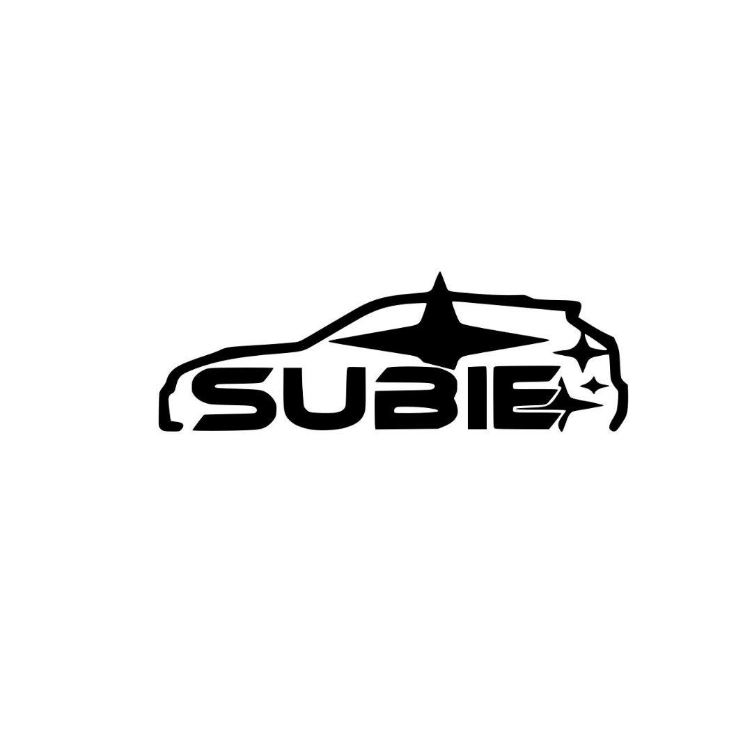 Subie Silhouette Sticker Vinyl Decal Bumper Sticker Jcreatenz - Etsy