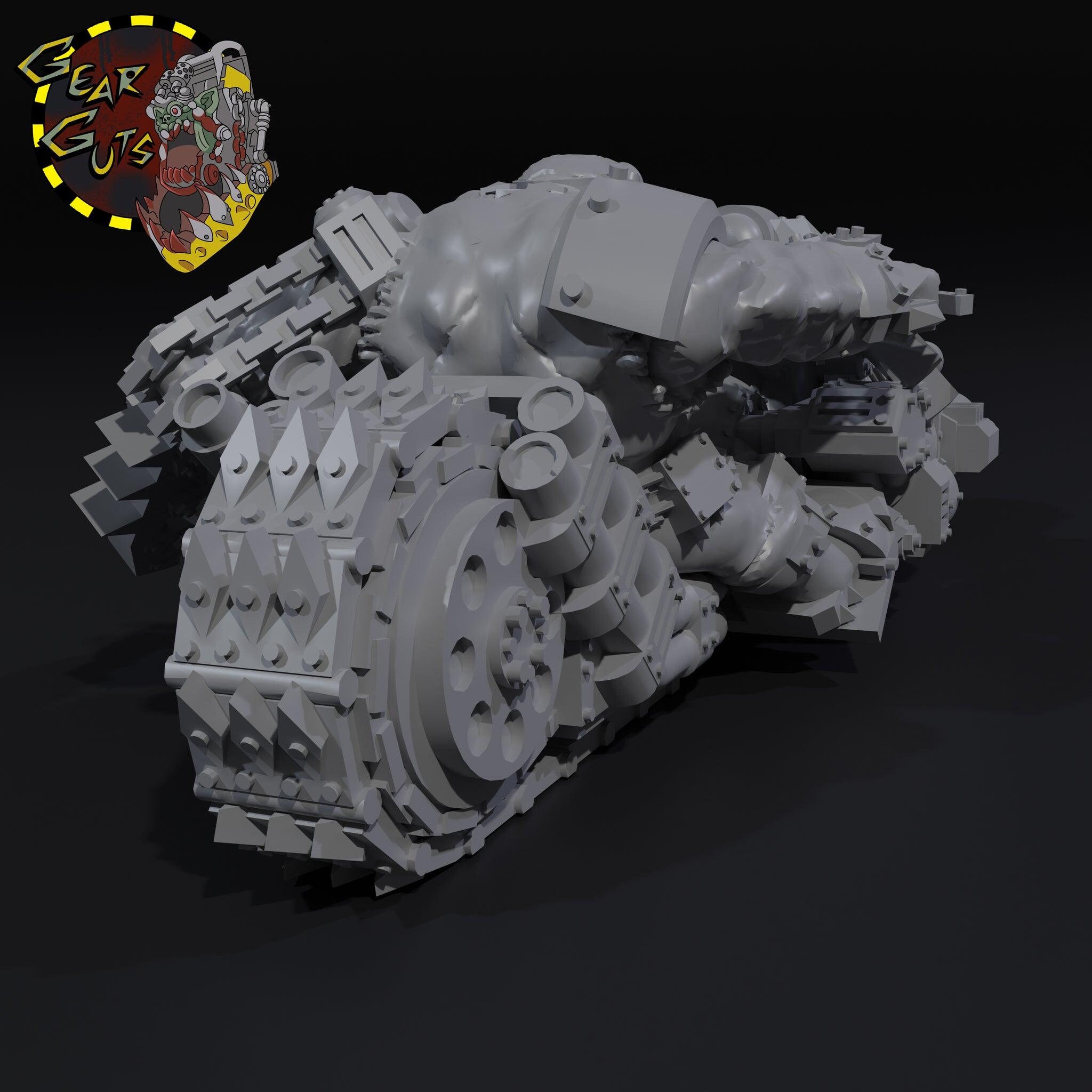Gear Guts Mek Shop Model Broozer Boss on Bike B Miniature Toys Role ...