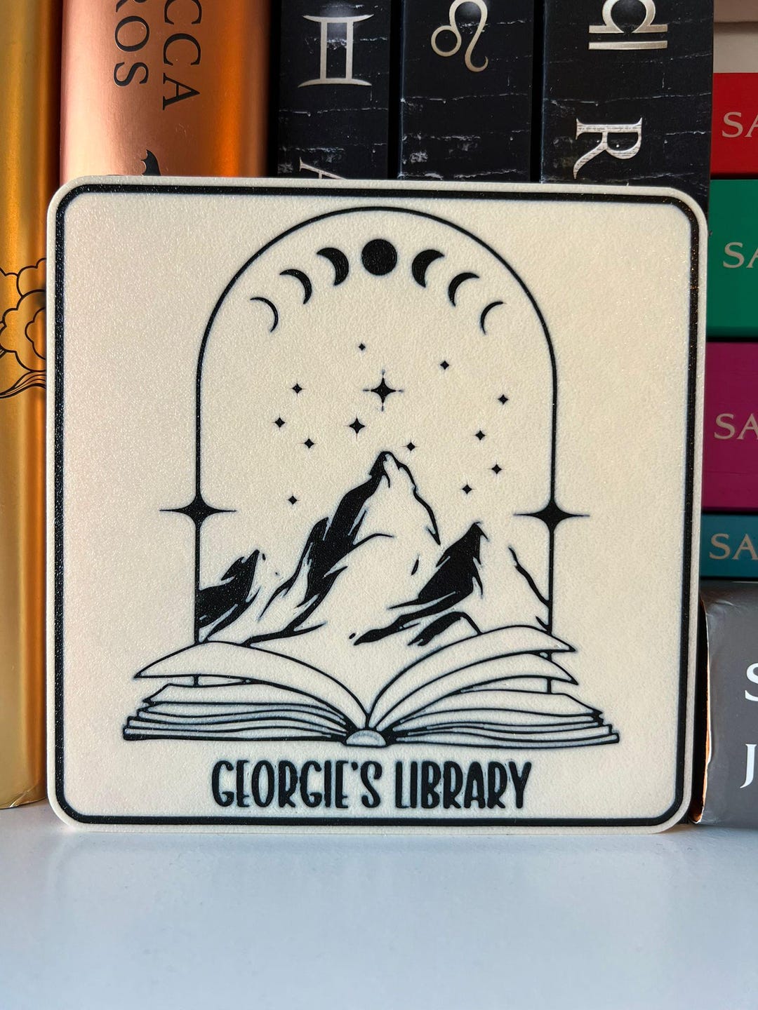 Fantasy Personalised Library Sign - Book Decor, Custom Gift - Etsy