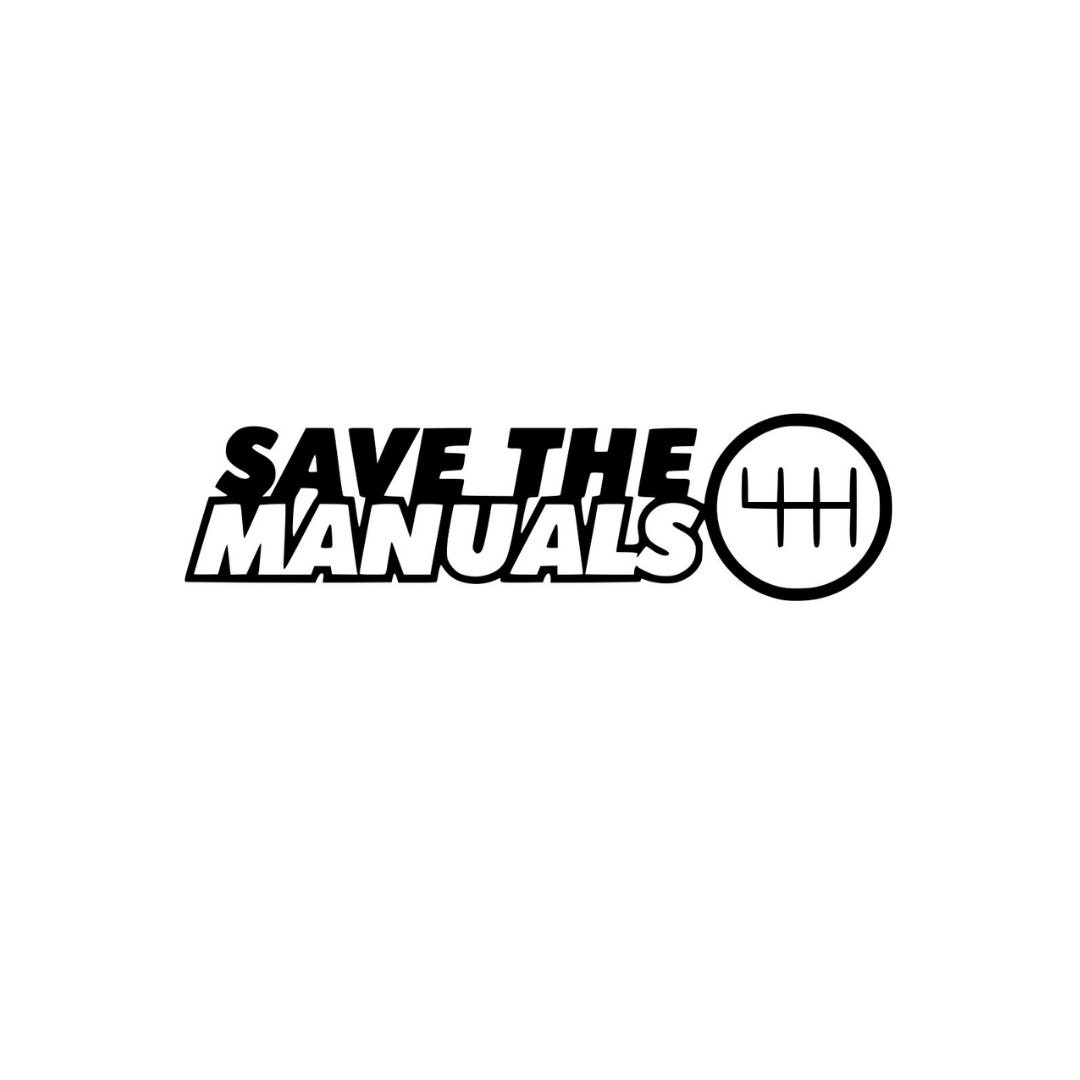 Save the Manuals Sticker Vinyl Decal Bumper Sticker Jcreatenz - Etsy