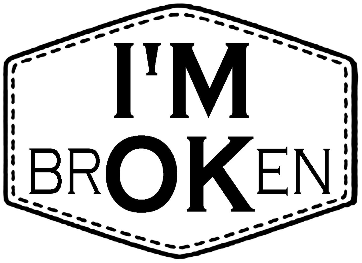 I'm Broken Hat Patch PNG File. - Etsy