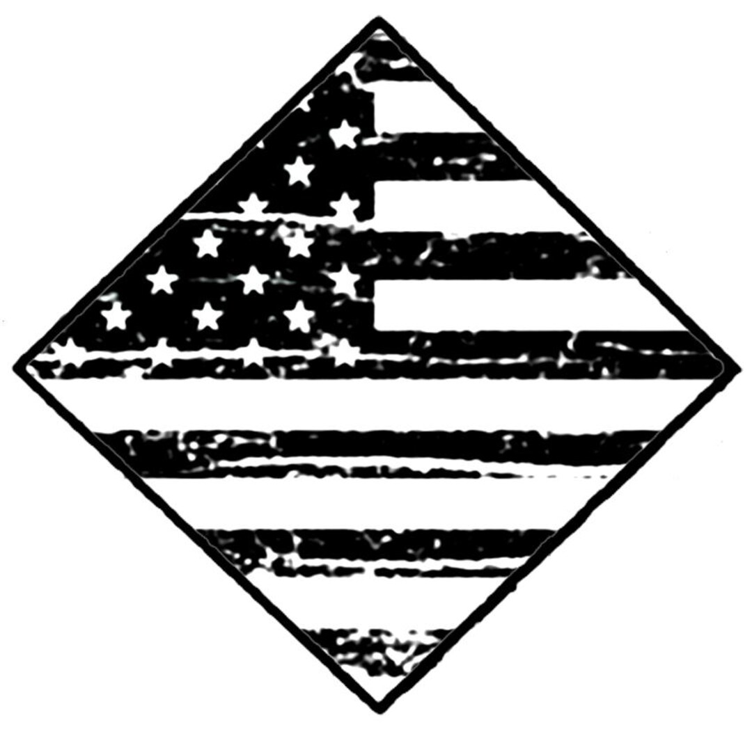 Diamond Shaped Distressed Flag Hat Patch File. PNG and SVG - Etsy