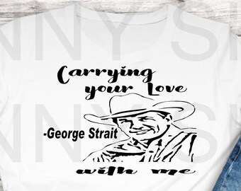 George strait svg | Etsy