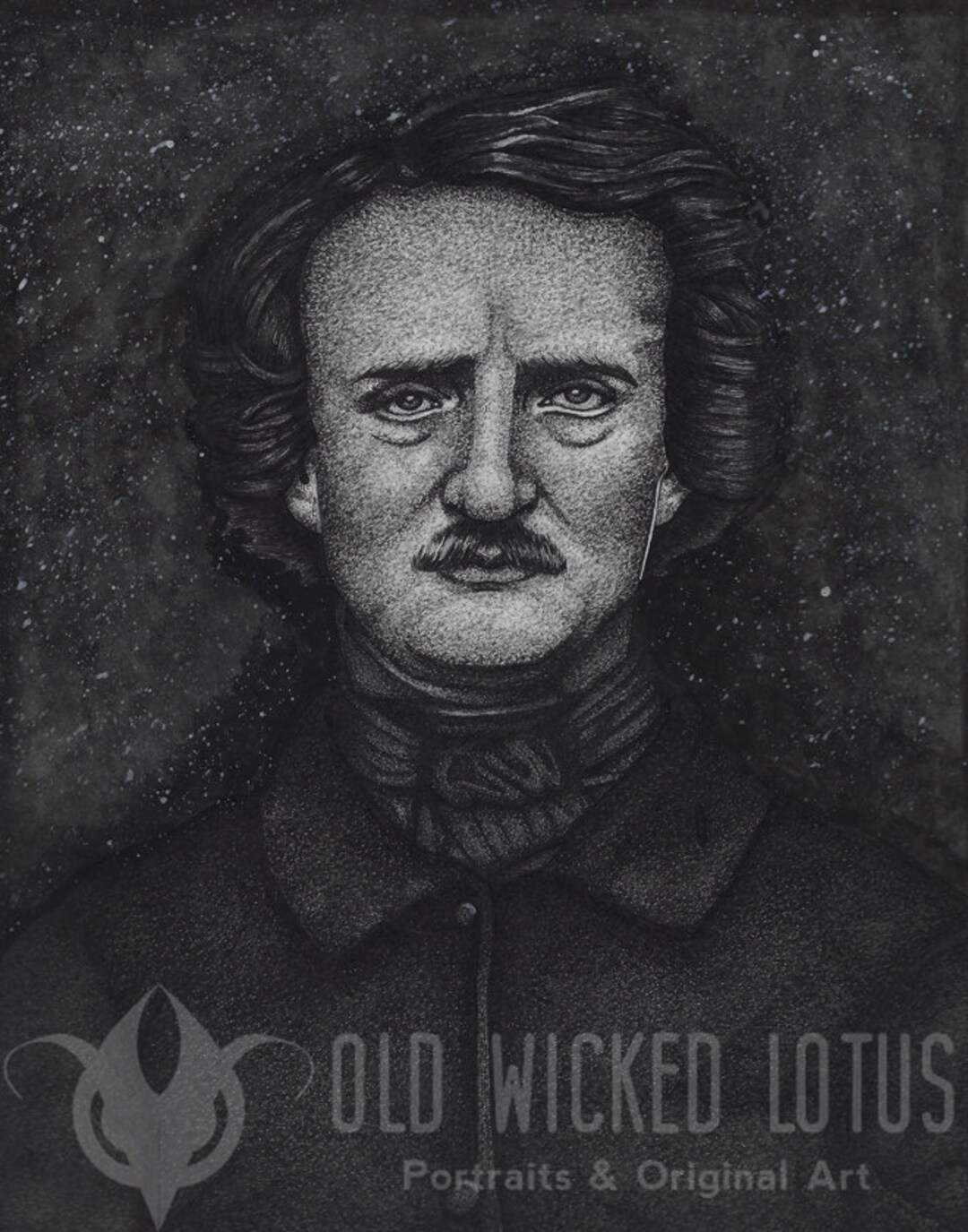 Edger Allan Poe - Artist Signed Print - Etsy