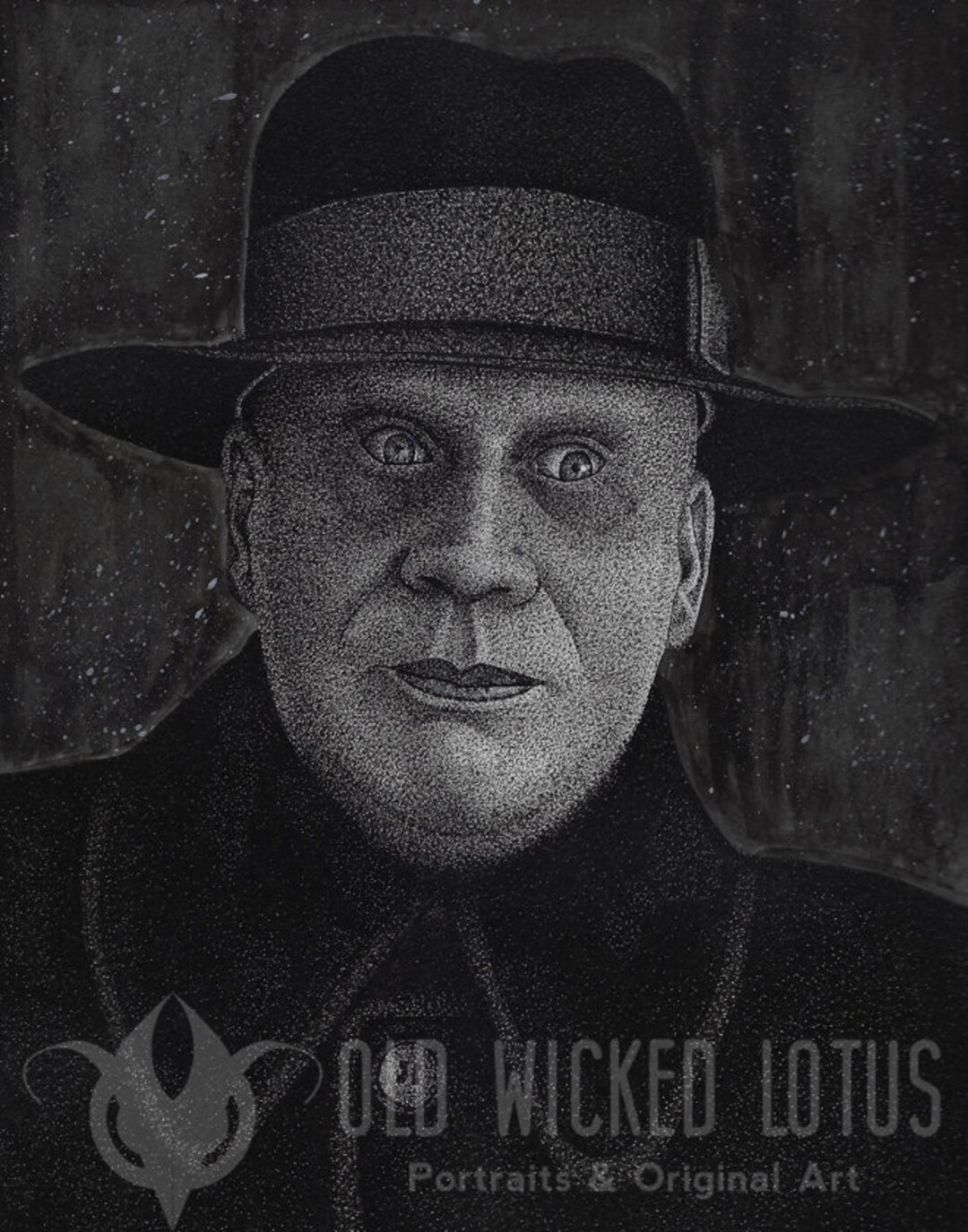 Uncle Fester Addams - Artist Signed Print - Etsy