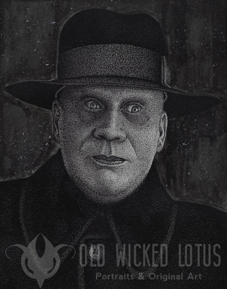 Uncle Fester Addams - Artist Signed Print - Etsy
