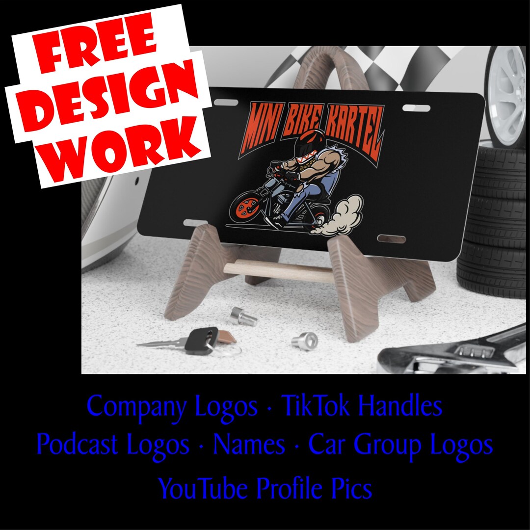 Custom Full Color Aluminum License Plate: Personalized Car Tag - Etsy