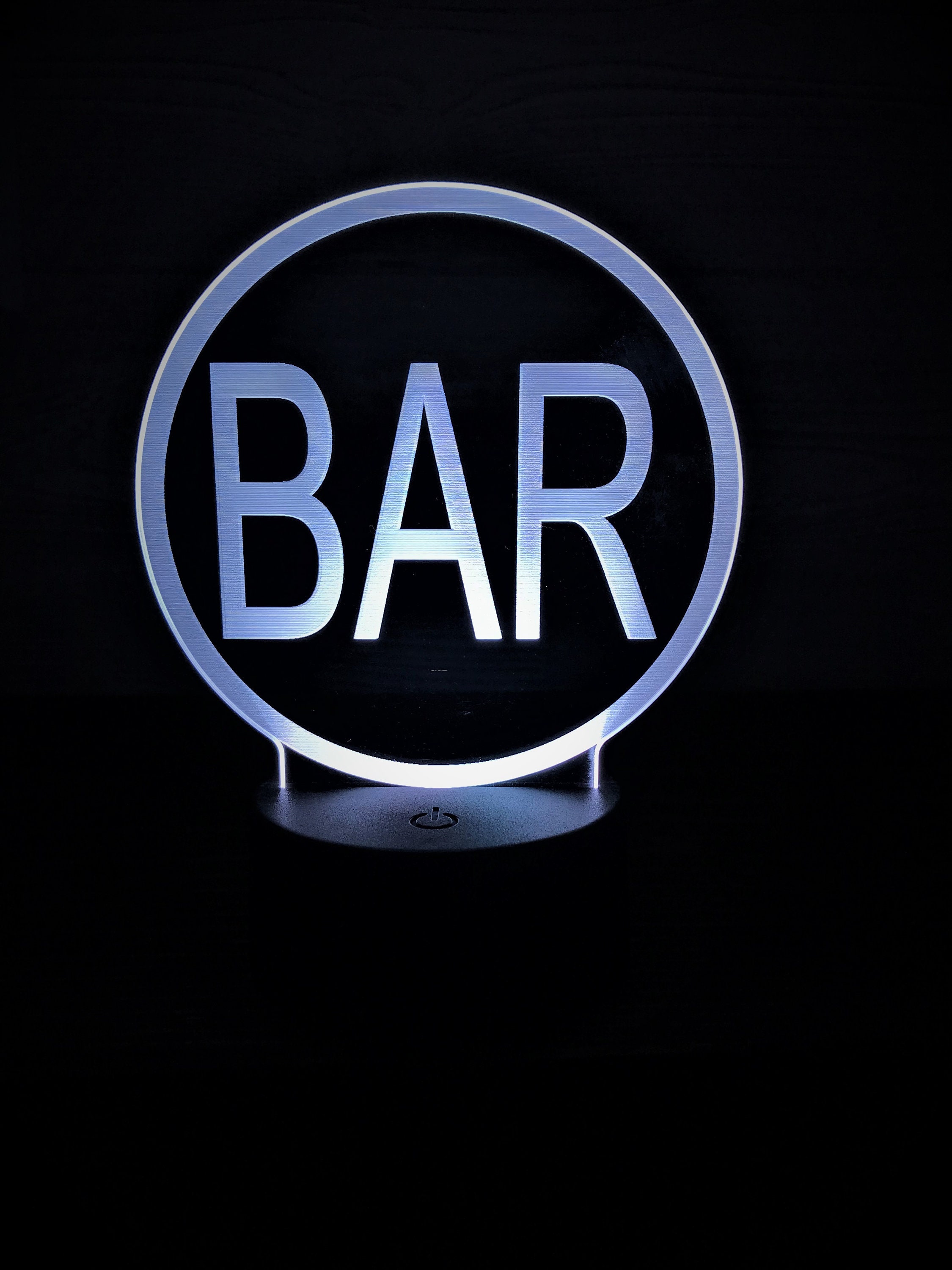 Laser Engraved LED Light up Display/sign Custom Night Light - Etsy Canada
